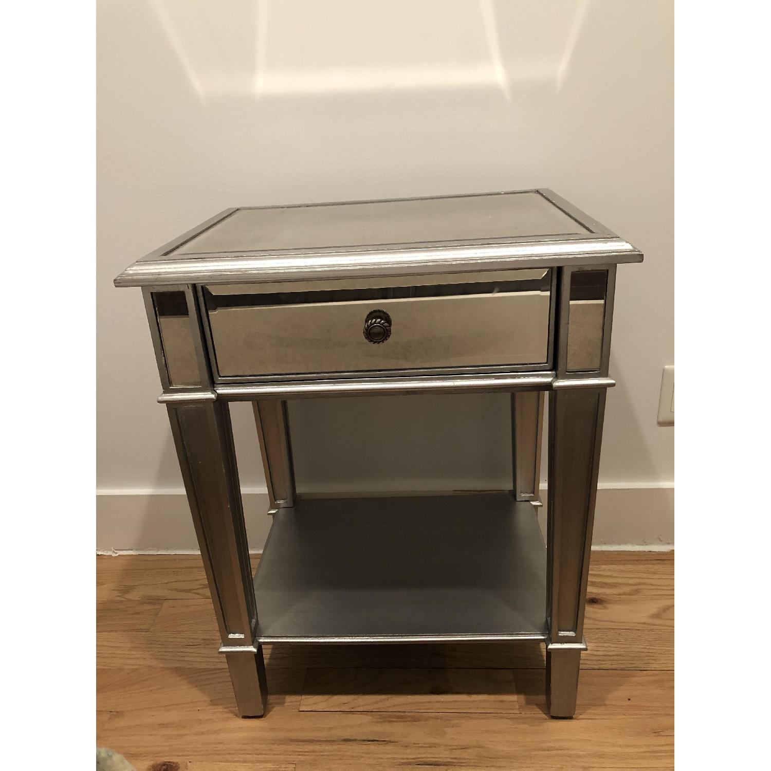 Pier 1 Mirrored Nightstand - AptDeco
