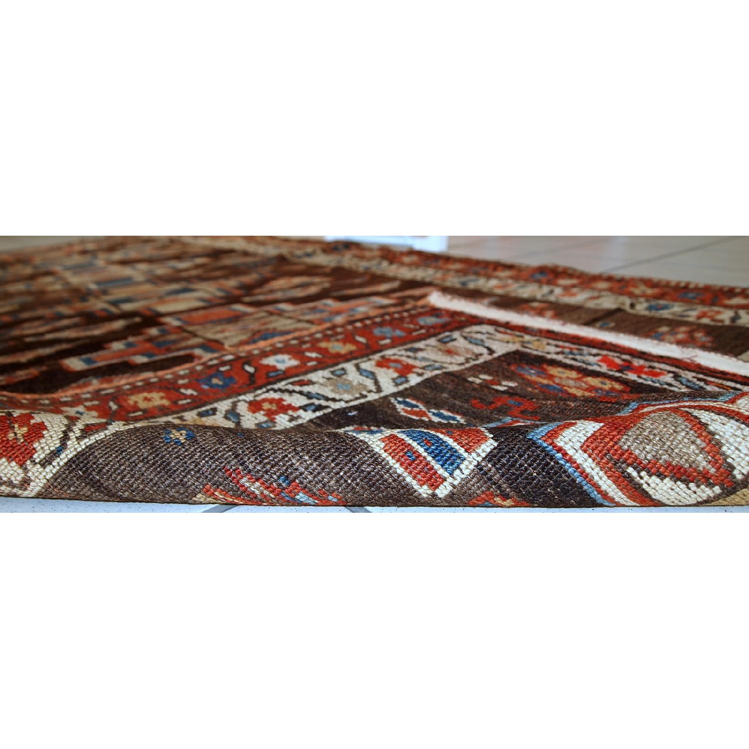 Vintage Handmade Persian Kurdish Rug - AptDeco