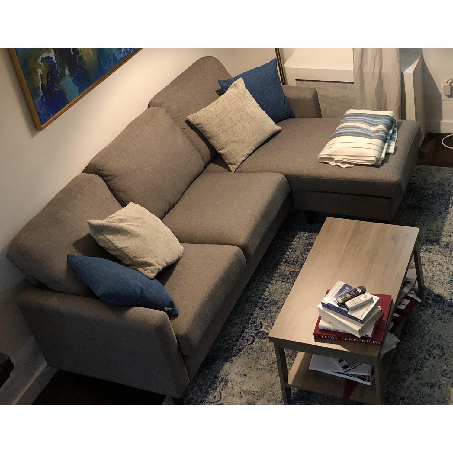 Zipcode Design Cazenovia Reversible Sectional Sofa - AptDeco