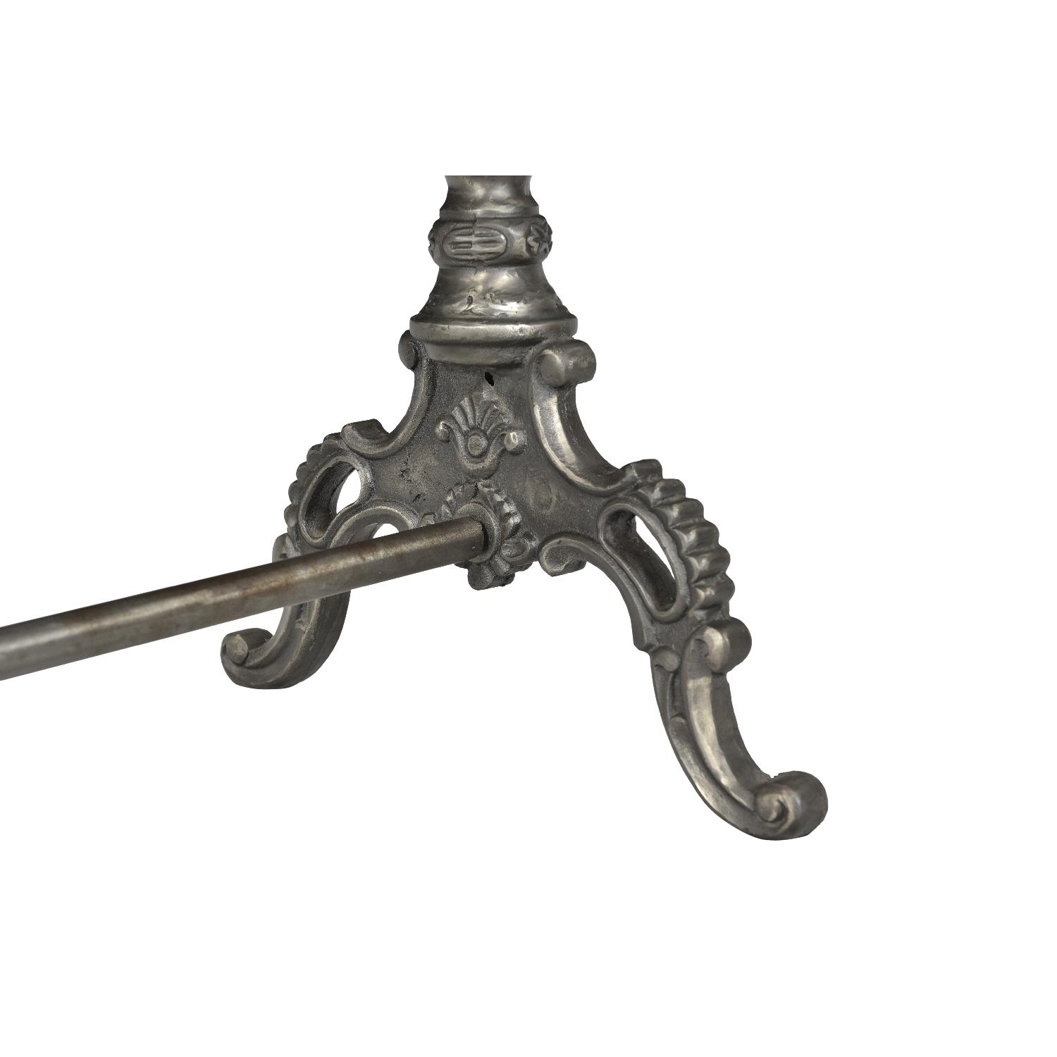Designe Gallerie Mavis Metal Wood Console Table w/ Filigree - AptDeco