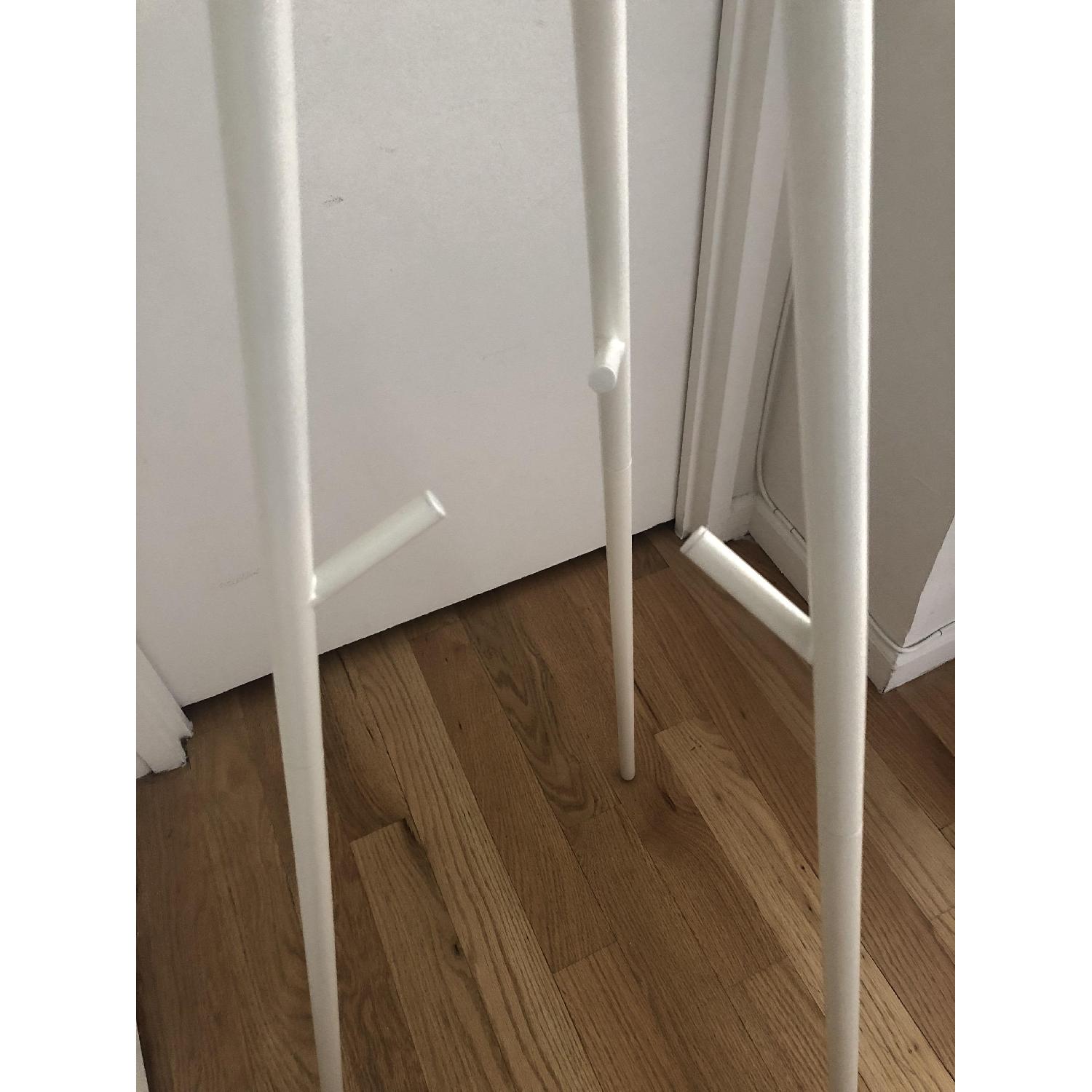 Ikea White Modern Coat Rack - AptDeco
