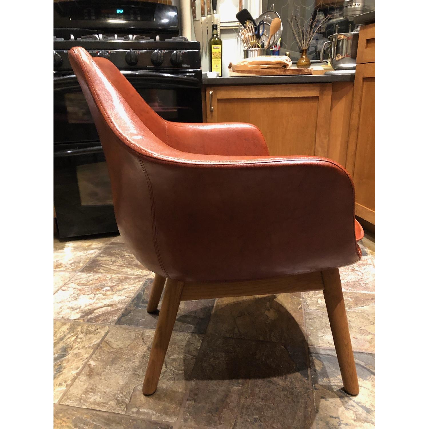 Dot & Bo Faux Leather Club Chairs - AptDeco