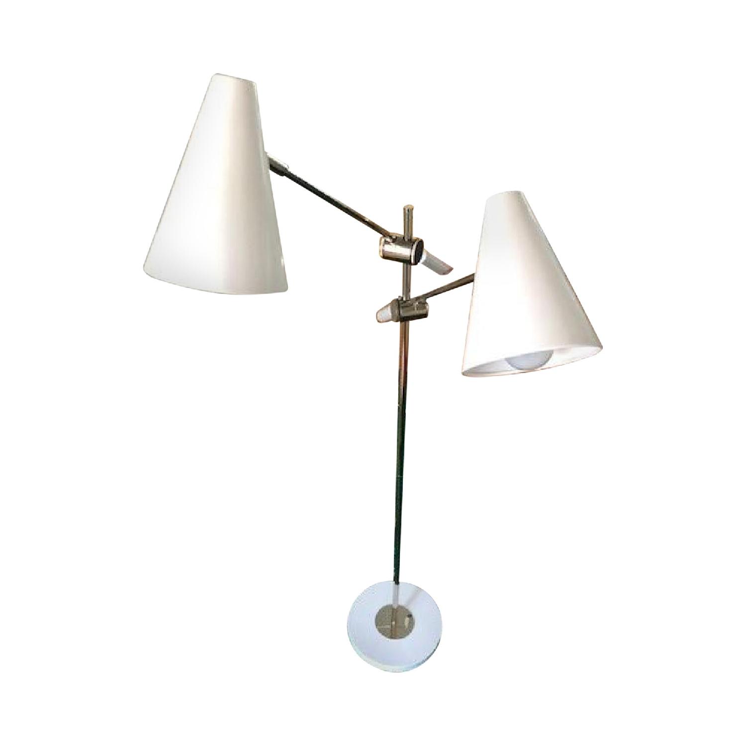 Luminaire Dual Light Cantilevered Floor Lamp - AptDeco