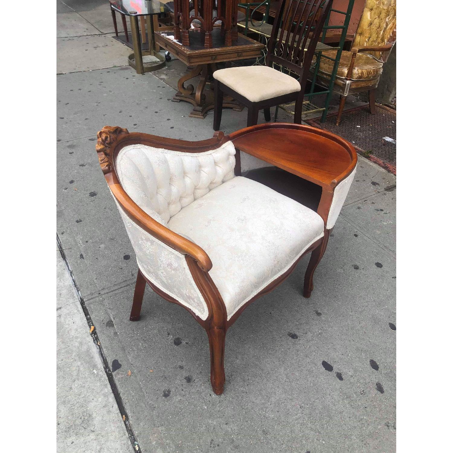 Vintage French Style Telephone Chair - AptDeco