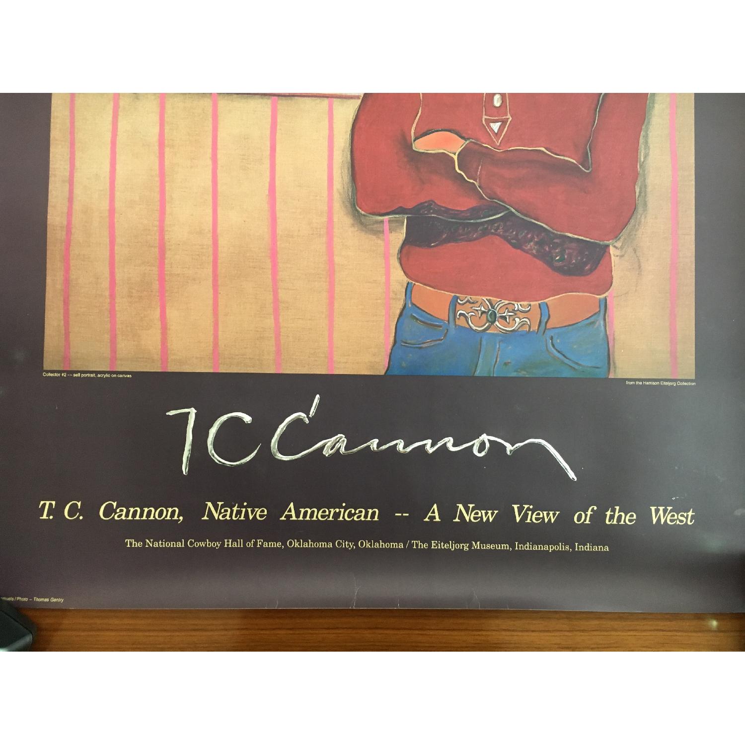 T.C. Cannon Poster of Collector #2 Self-Portrait - AptDeco