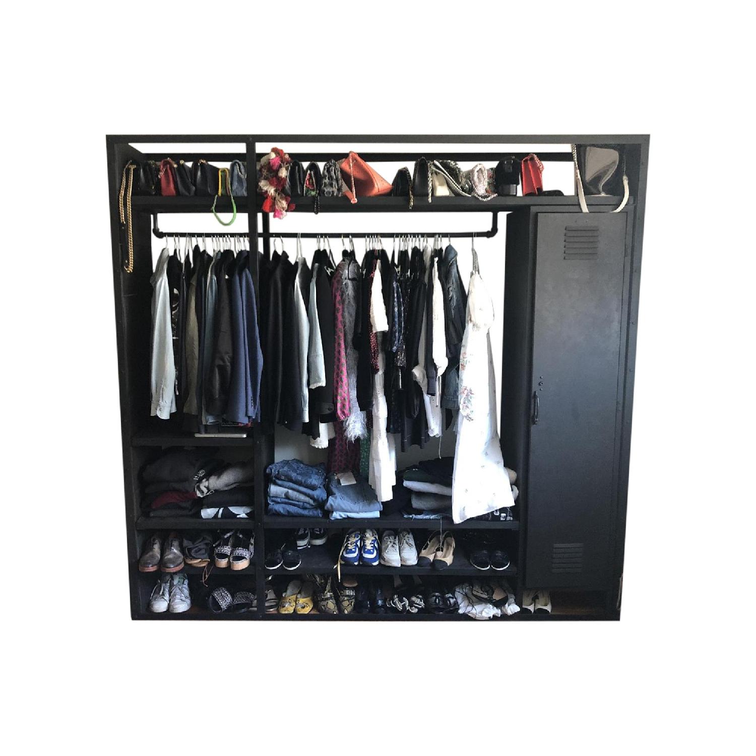 Custom Made Modern Industrial Wardrobe - AptDeco