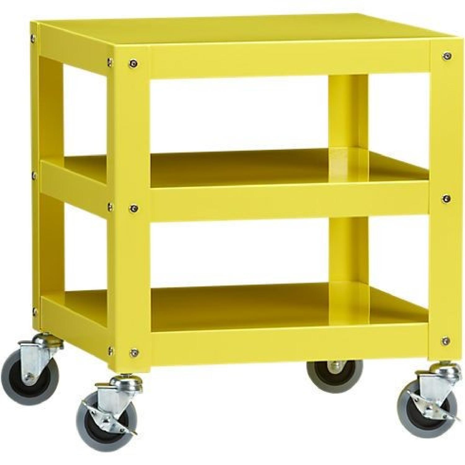 Cb2 go cart rolling desk store