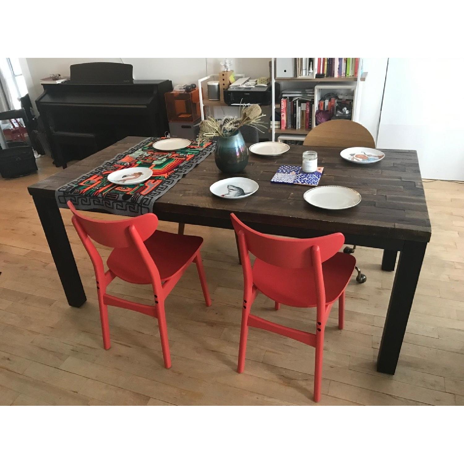 Mercury Row Langley Modern Wooden Dining Table - AptDeco