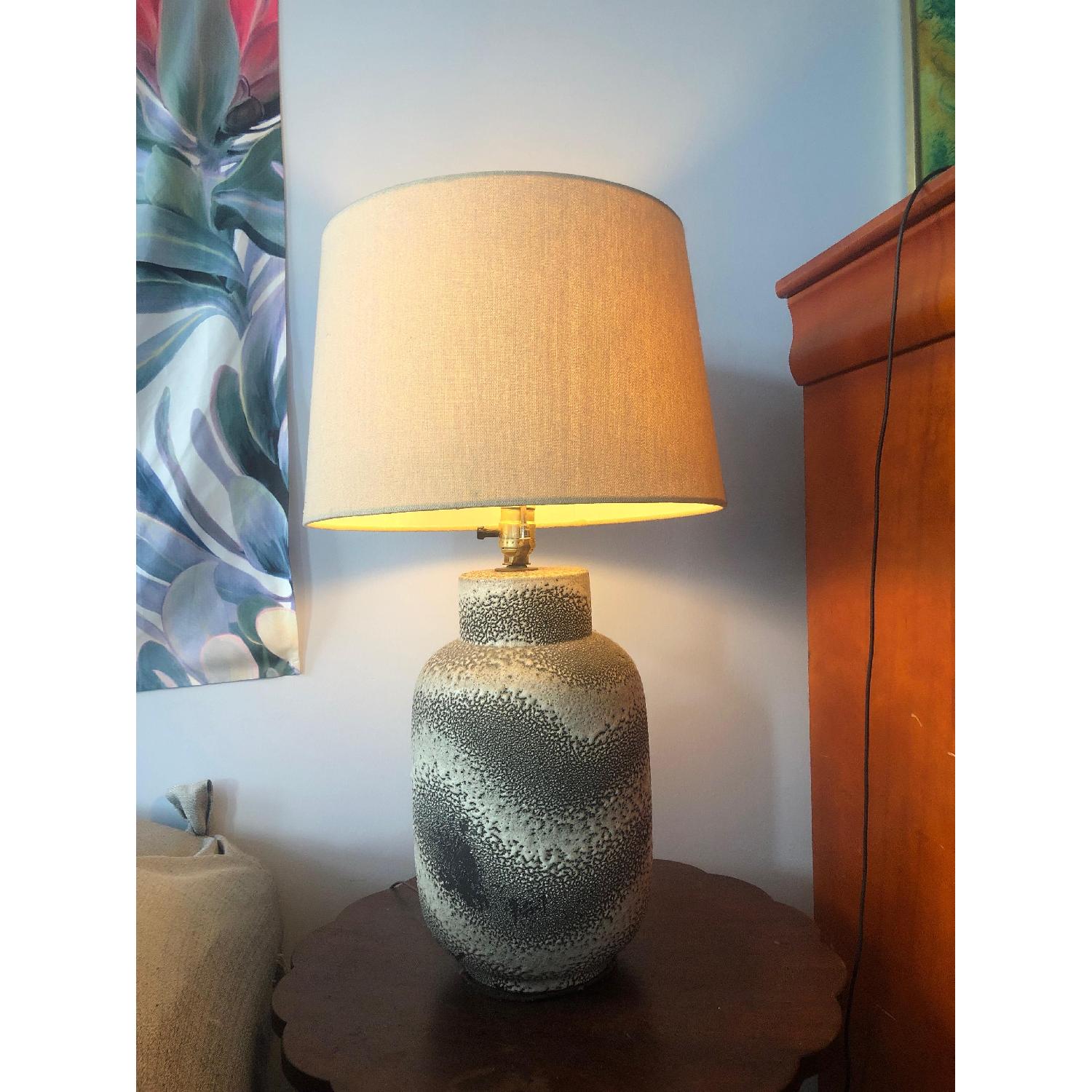 Vintage Pebble Stone Lamp - AptDeco