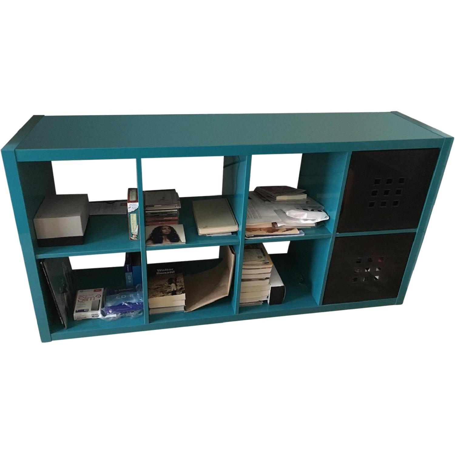 Ikea Kallax Shelf Unit w/ 2 Baskets - AptDeco