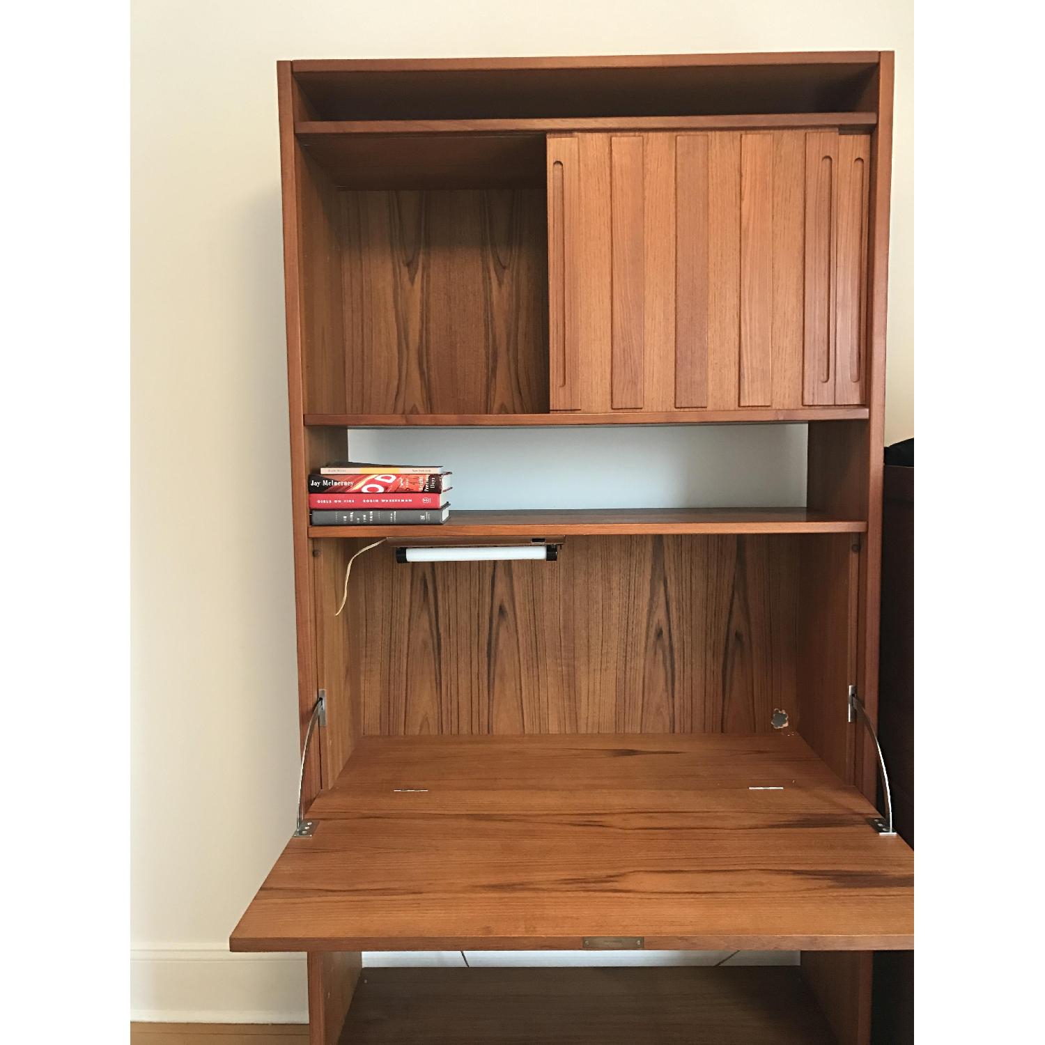 Mid Century Modern Secretary Desk - AptDeco