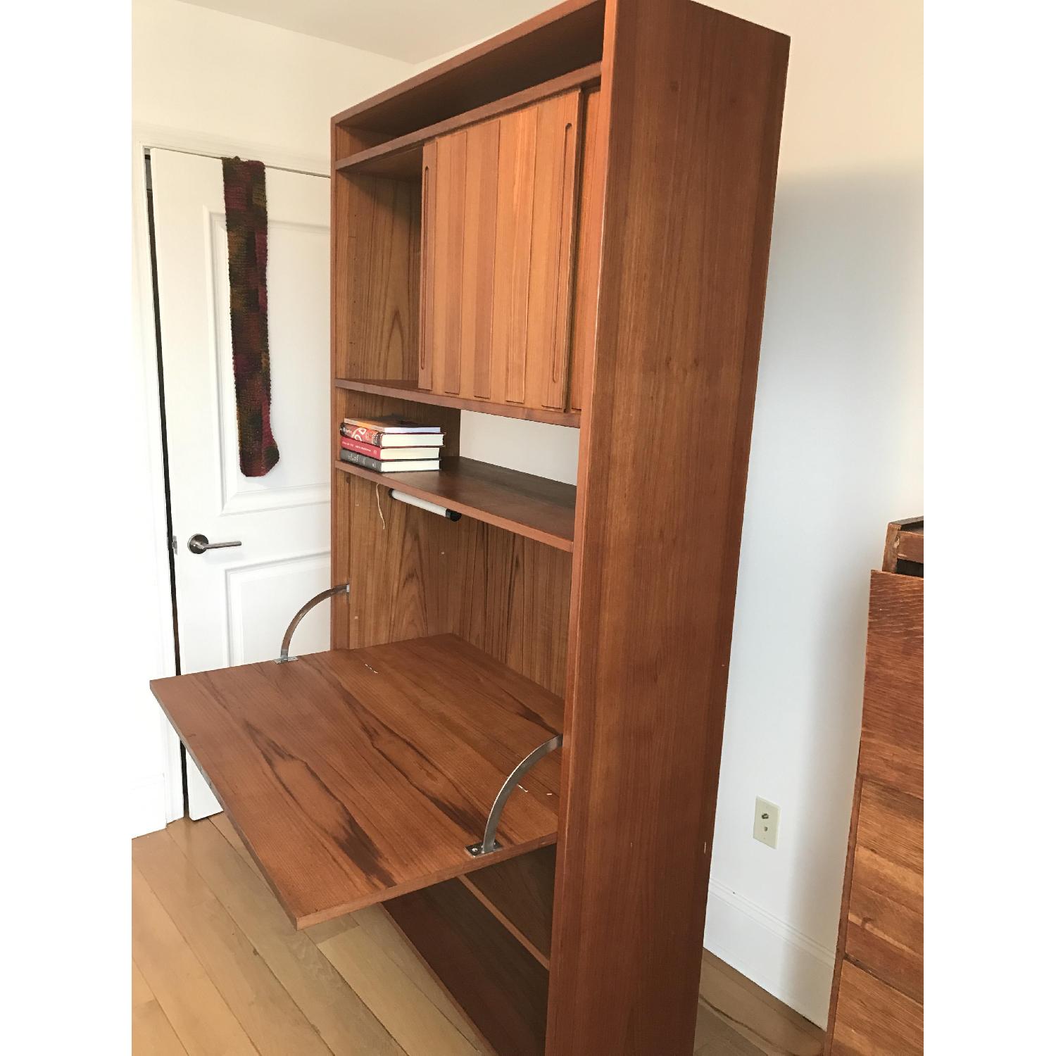 Mid Century Modern Secretary Desk - AptDeco