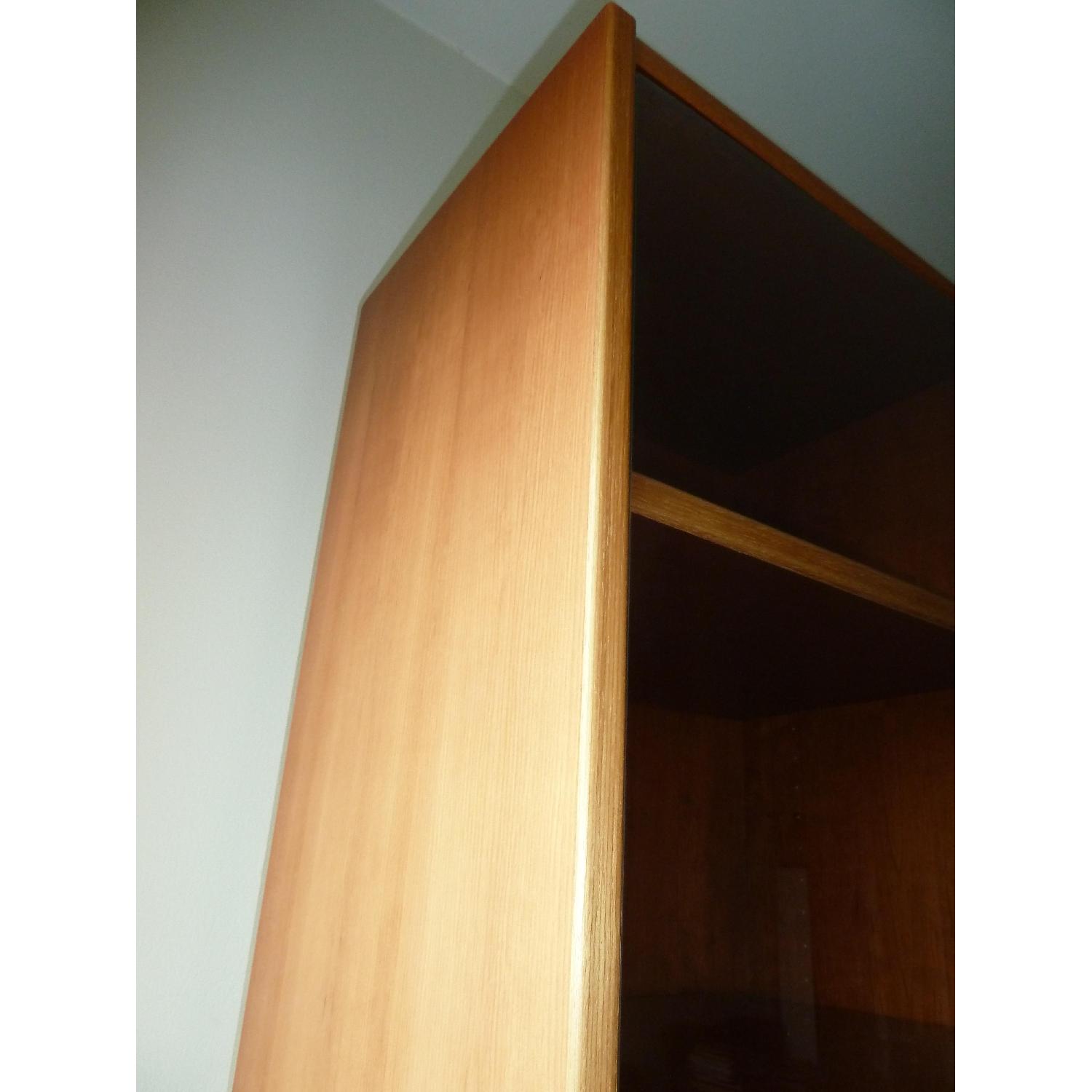 Dania Cherry Wood Wall Unit - AptDeco