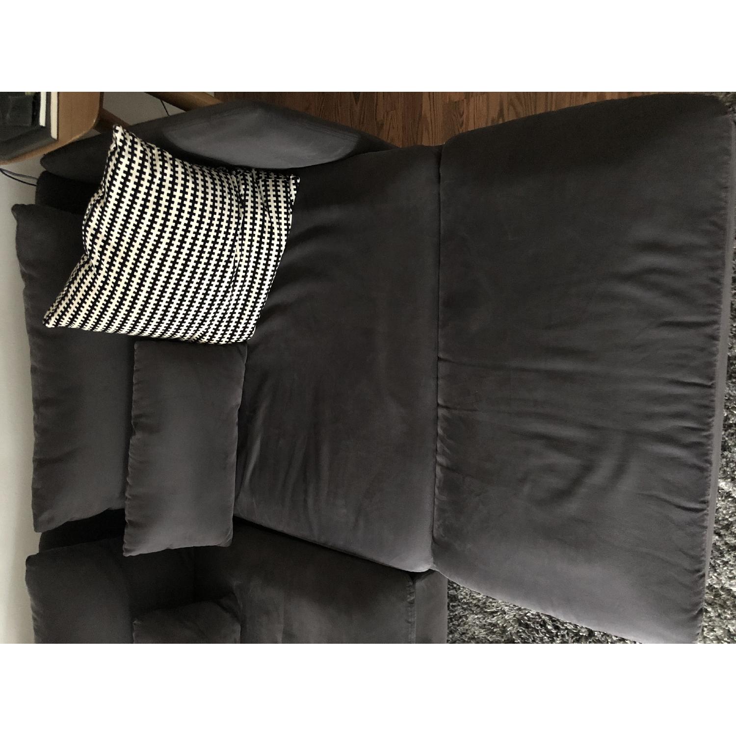 Ikea Soderhamn Dark Grey Sectional Sofa - AptDeco