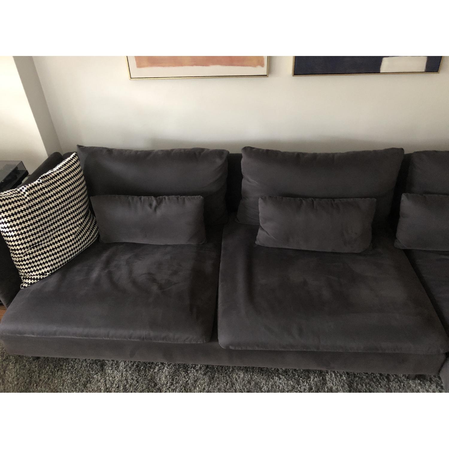 Ikea Soderhamn Dark Grey Sectional Sofa - AptDeco