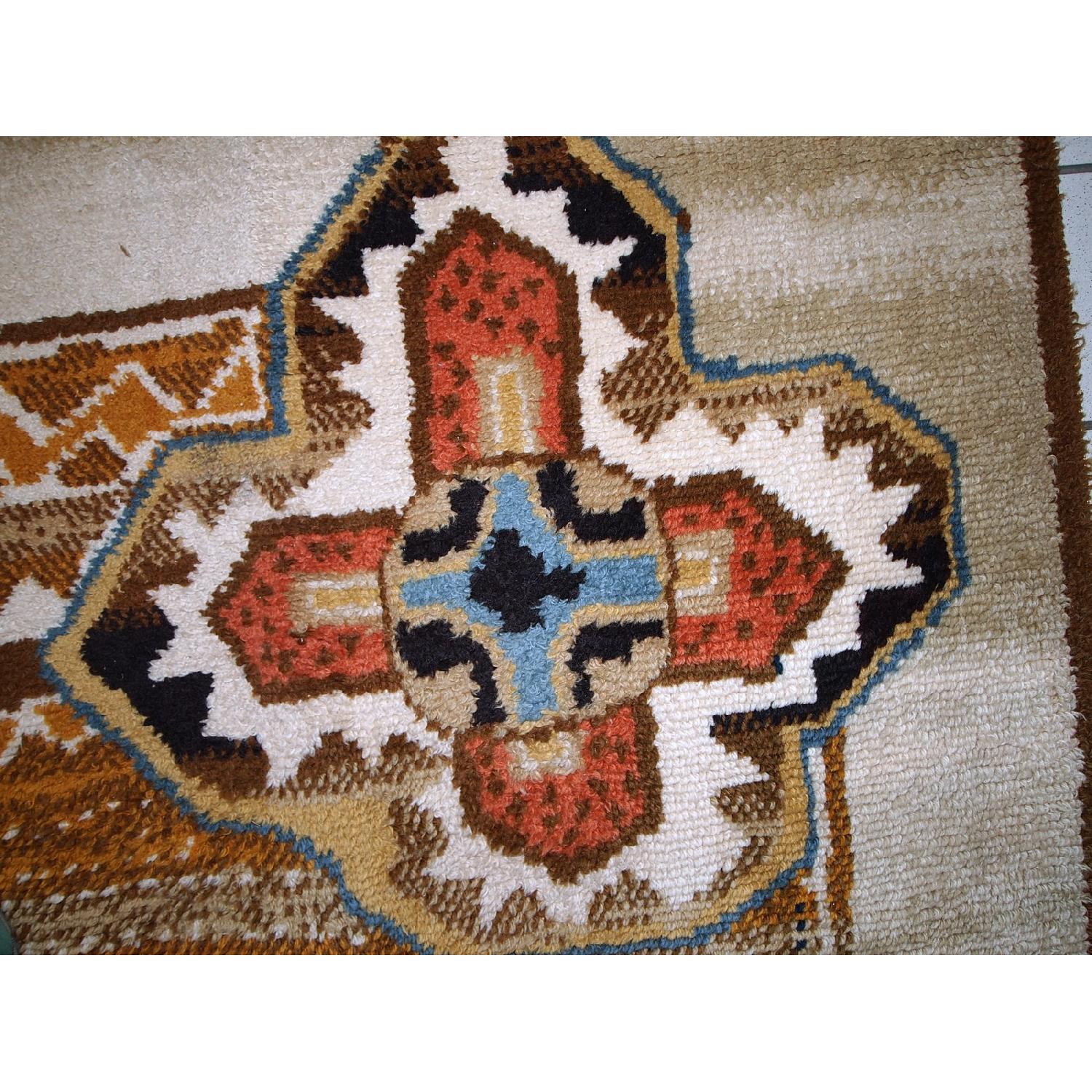 Vintage Modern German Rug - AptDeco
