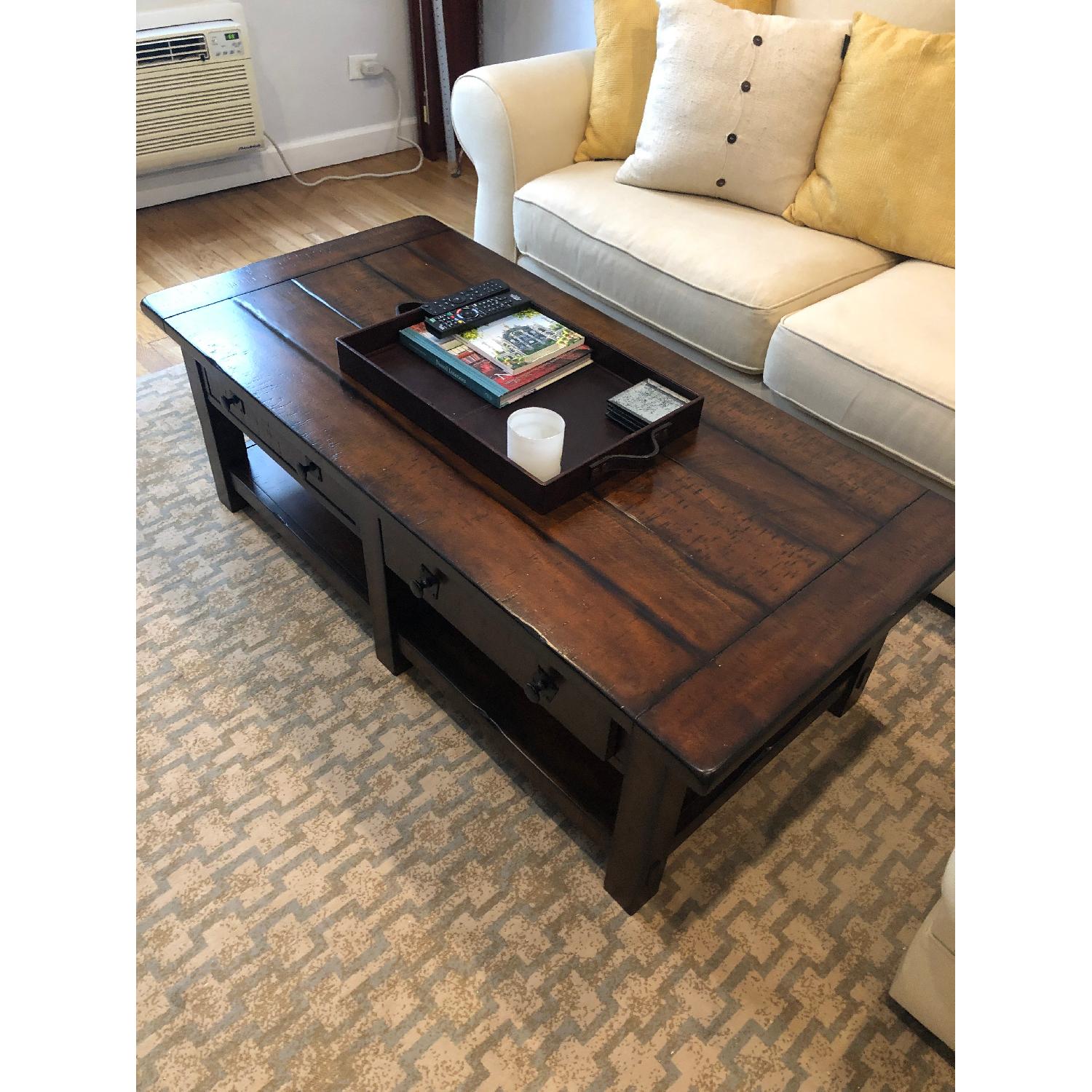 Pottery Barn Benchwright Coffee Table - AptDeco
