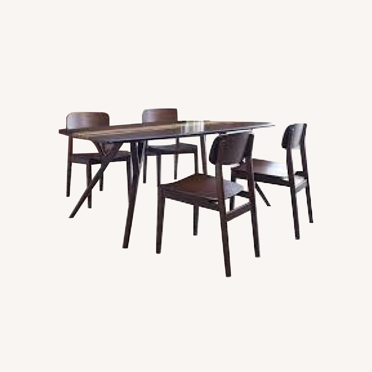 Greenington 5-Piece Modern Bamboo Dining Set - AptDeco