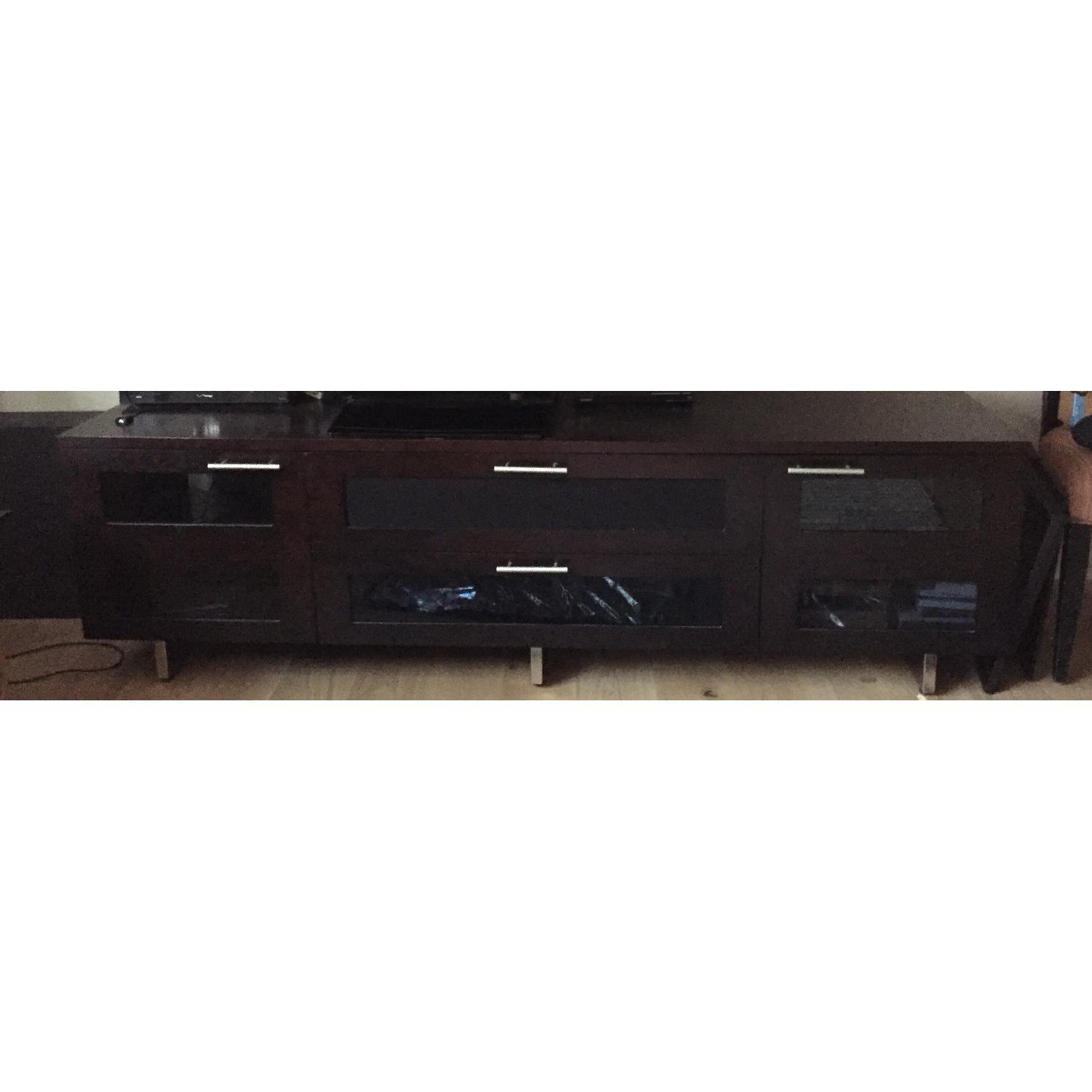 BDI Avion Media Console in Espresso Stained Oak - AptDeco