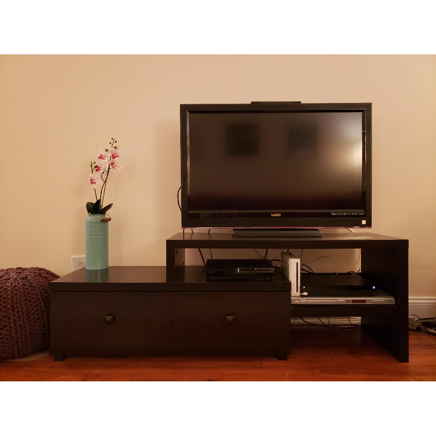 Porch & Den Hendricks Isle Asymmetrical TV Stand - AptDeco