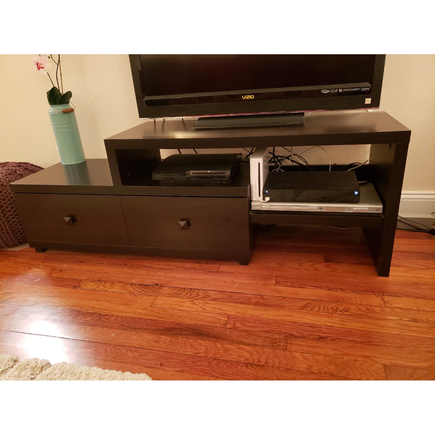 Porch & Den Hendricks Isle Asymmetrical TV Stand - AptDeco