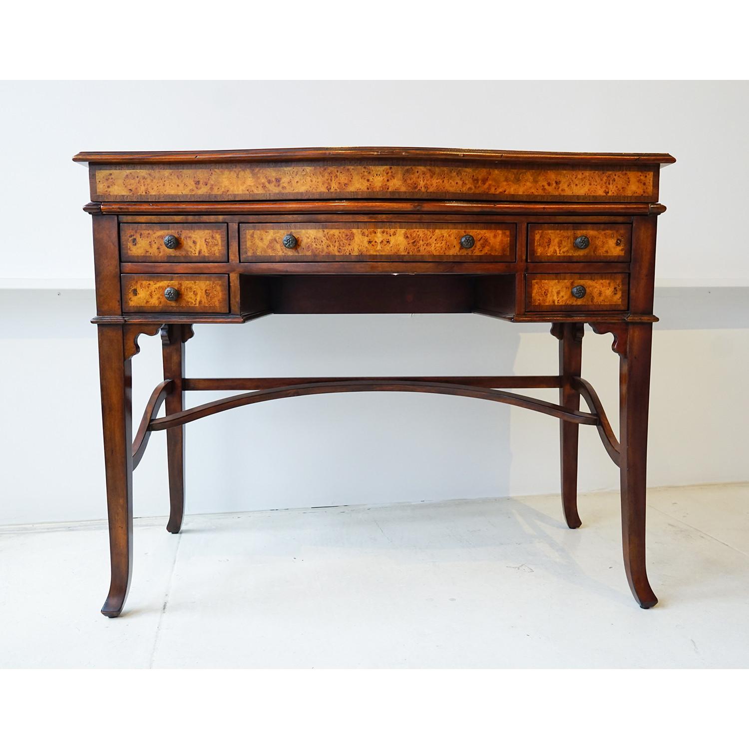 Theodore Alexander Campaign Fold-Out Writing Desk - AptDeco