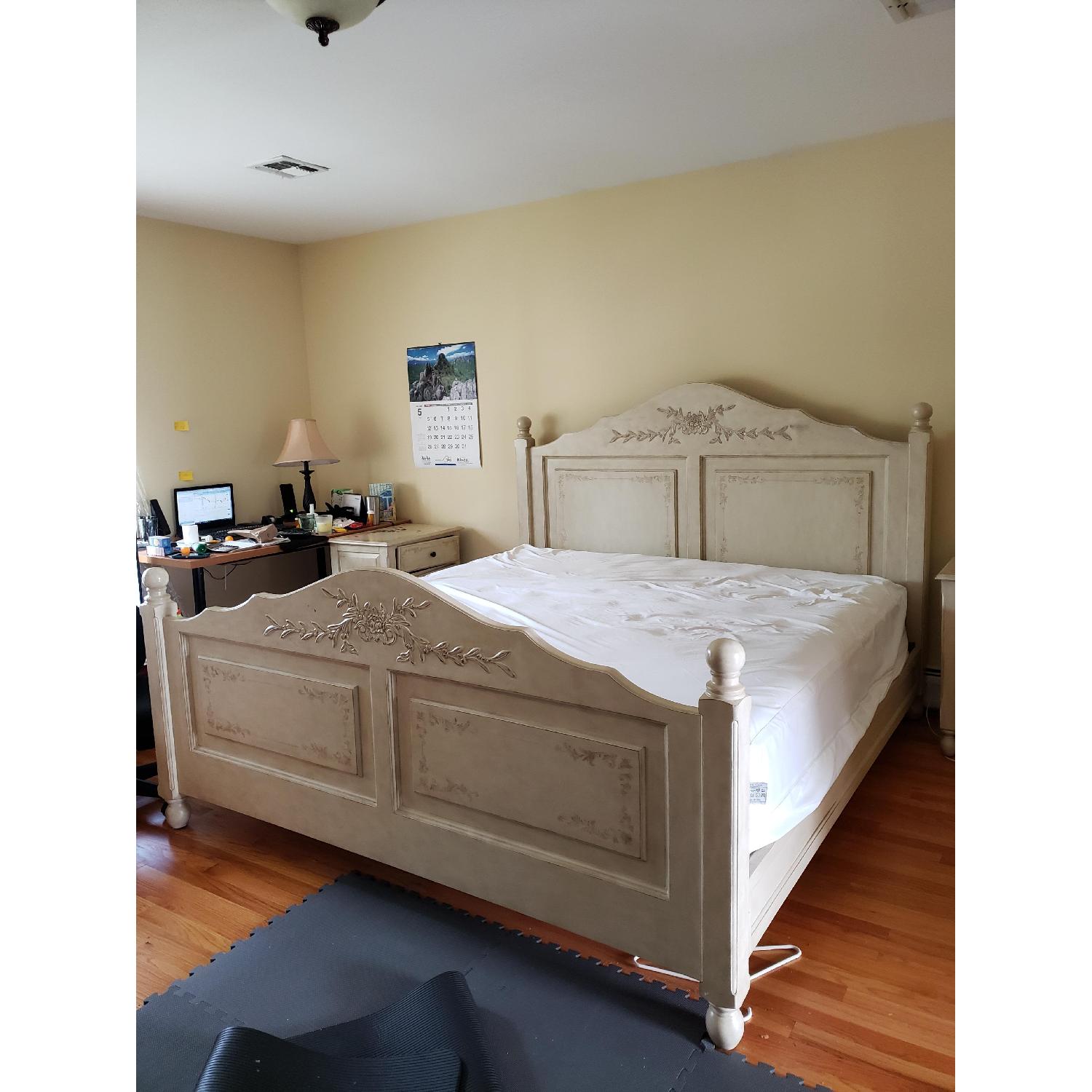 Fortunoff King Bed Frame - AptDeco
