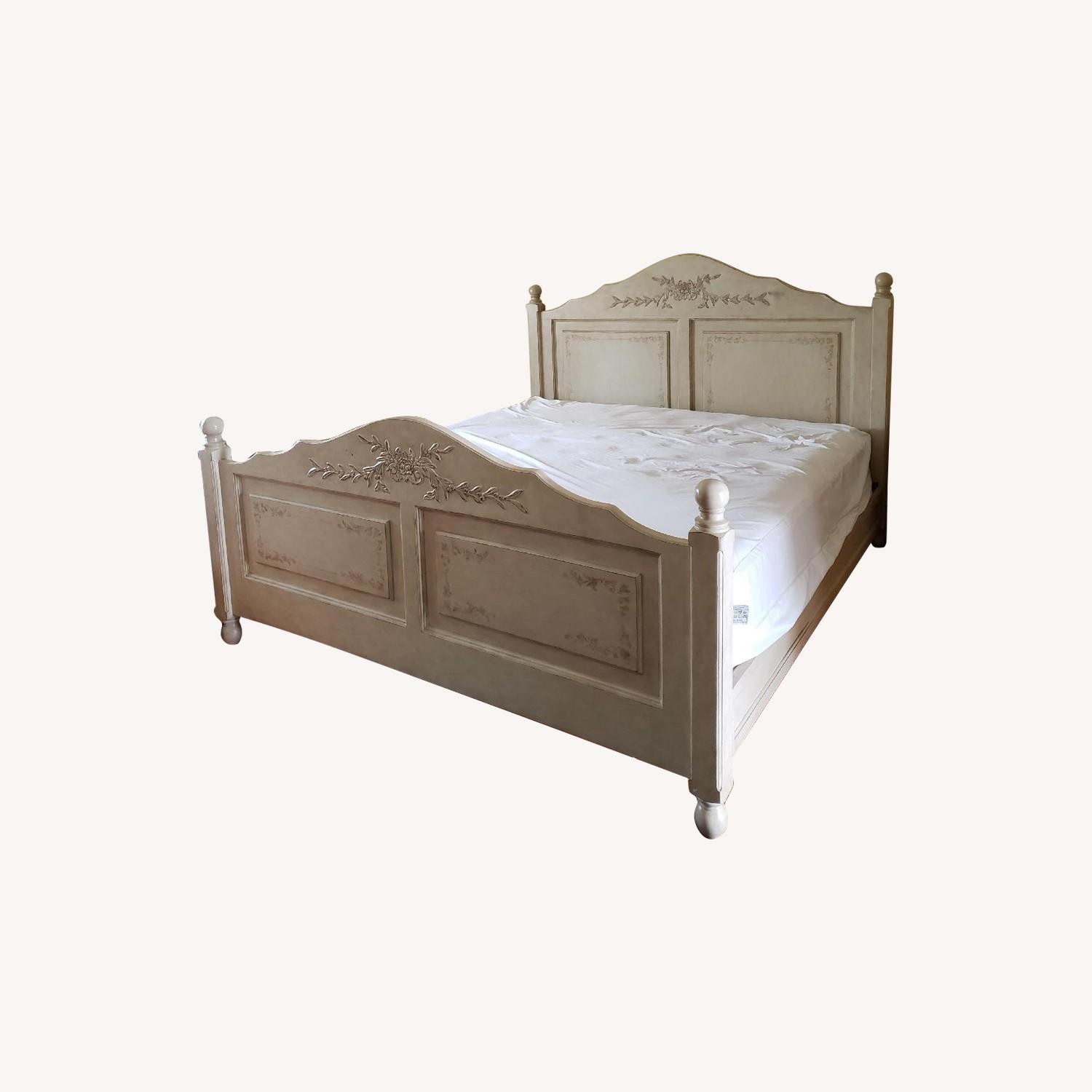 Fortunoff King Bed Frame - AptDeco