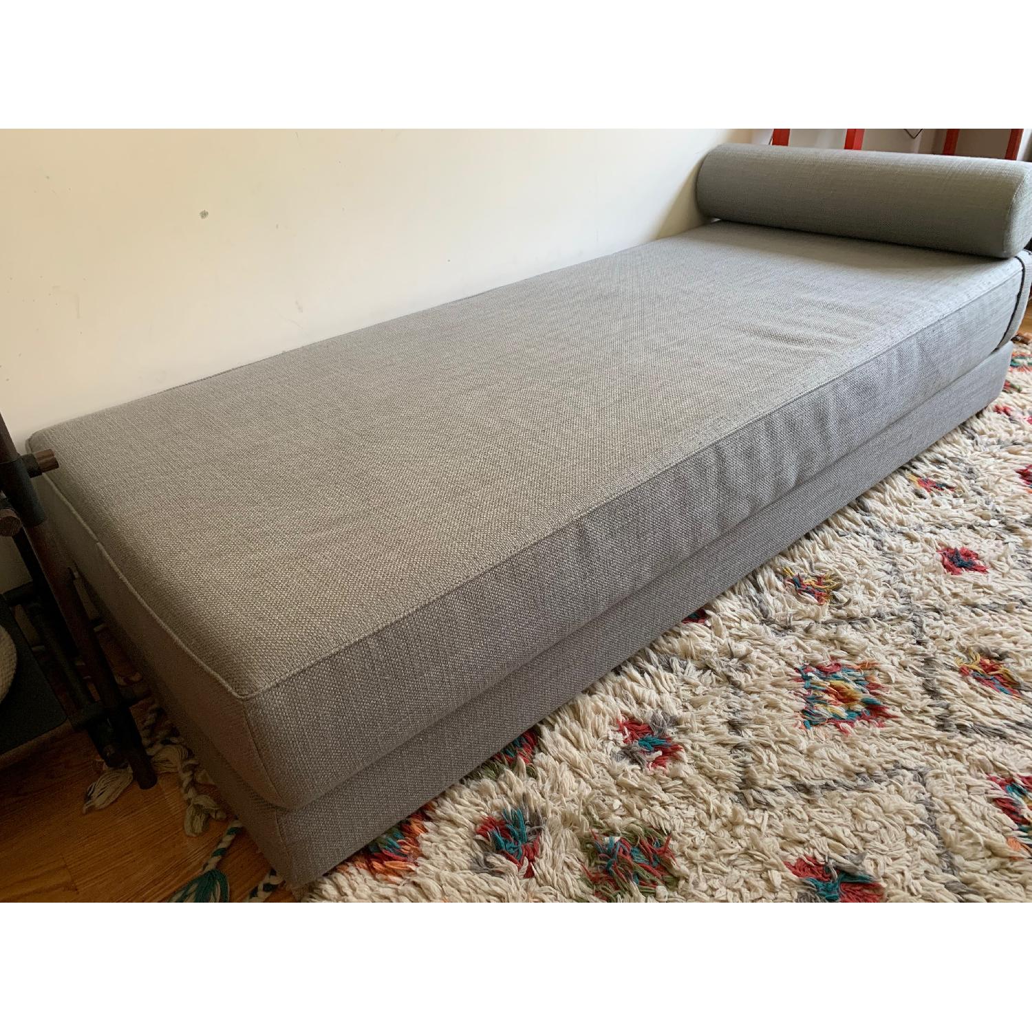 CB2 Silver Grey Lubi Daybed - AptDeco