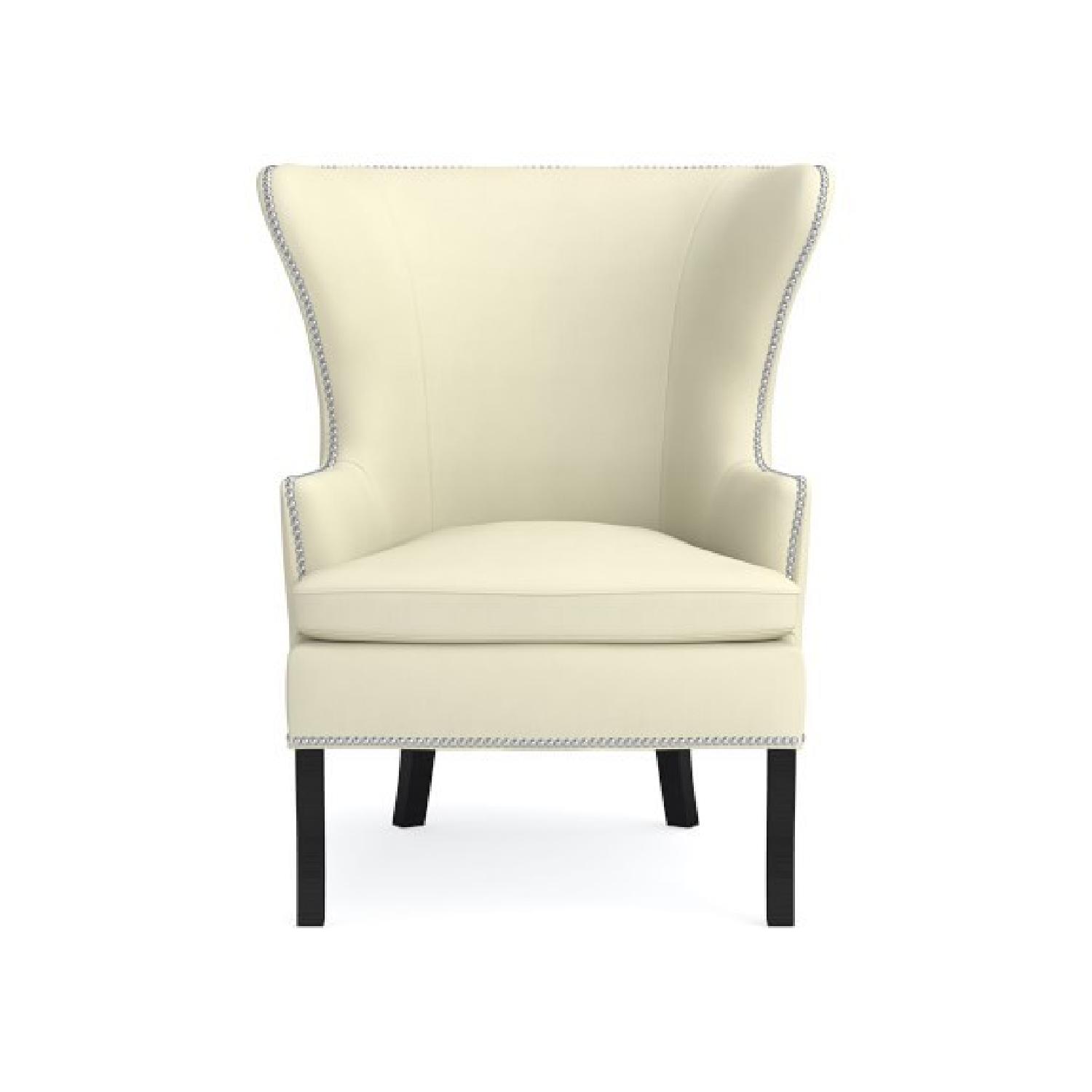 William Sonoma Home Chelsea Wingback Chair - AptDeco