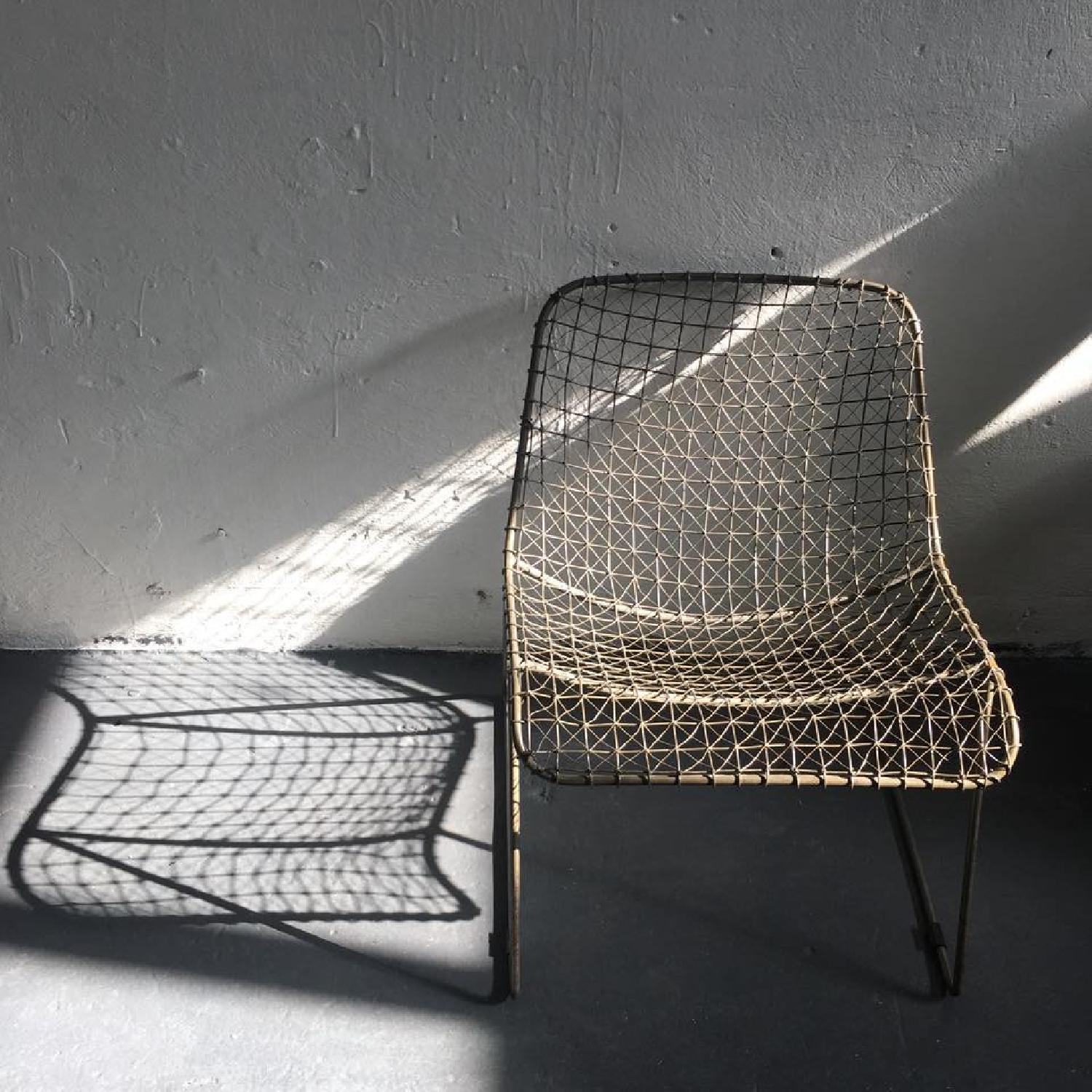CB2 Mesh Wire Chair - AptDeco