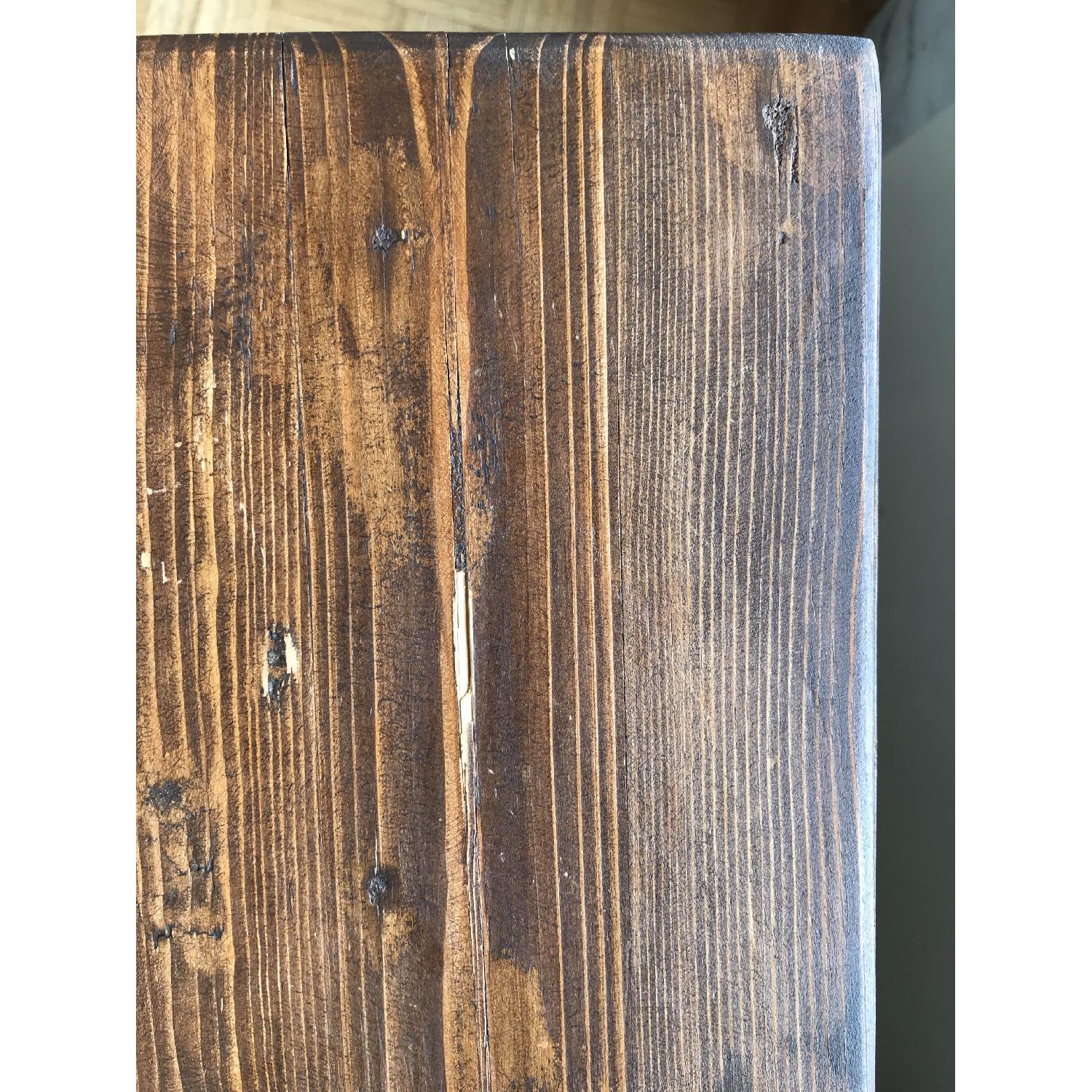 Pottery Barn Reclaimed Wood Bar Height Table - AptDeco