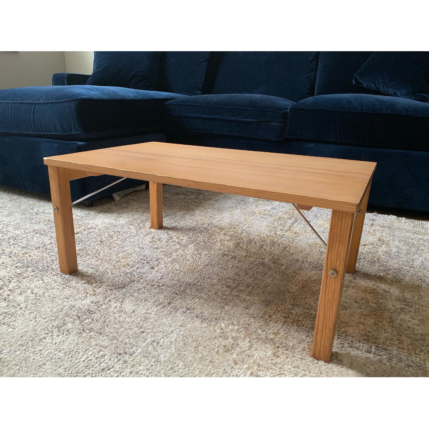 Muji Pinewood Low Coffee Table - AptDeco