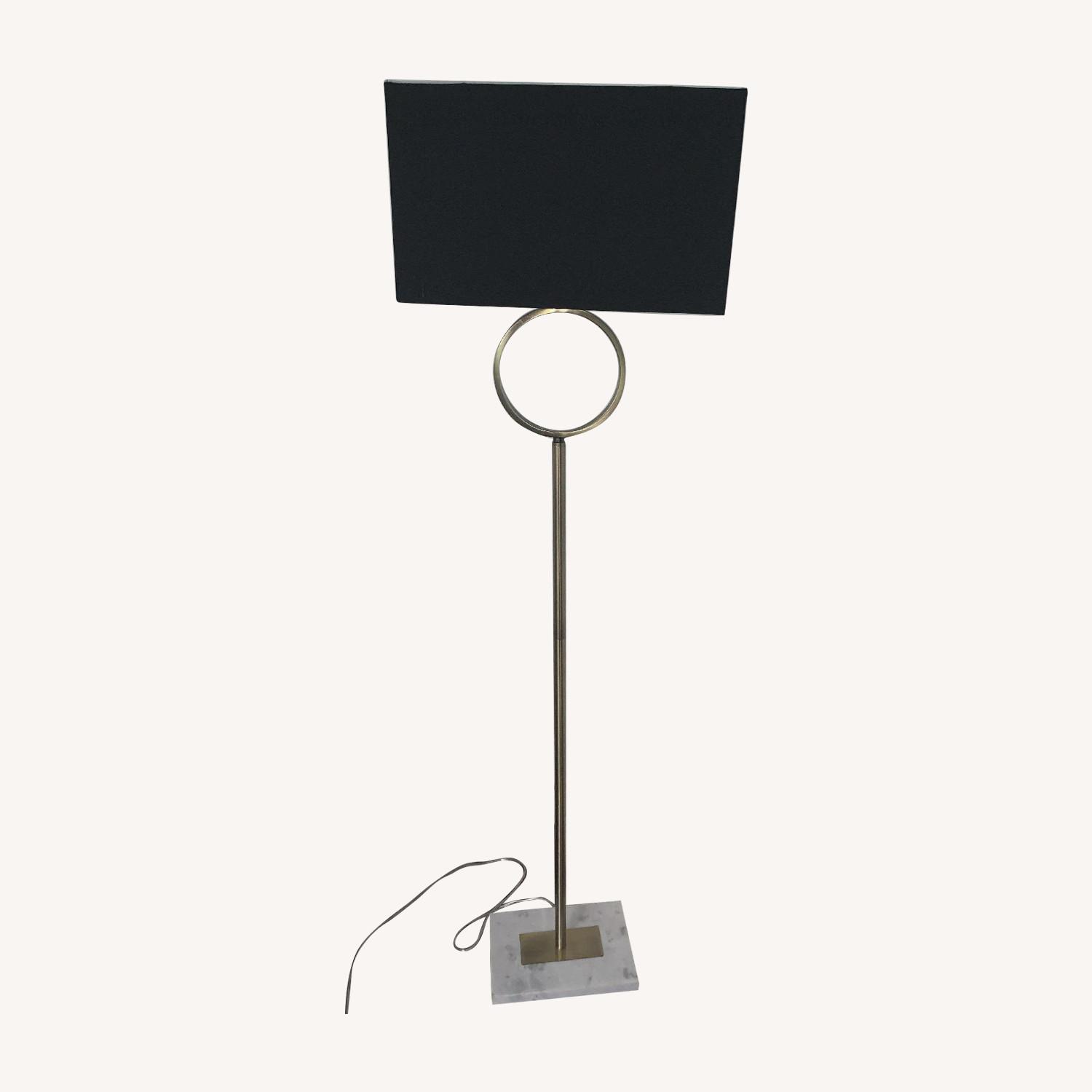 Black Rectangular Floor Lamp - AptDeco