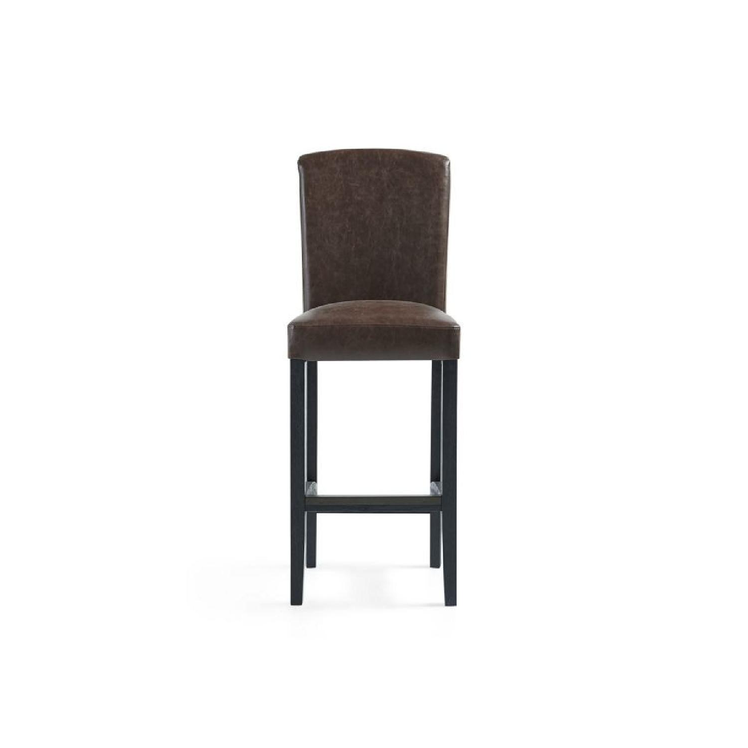 Arhaus Furniture Capri Faux Leather Bar Stools - AptDeco