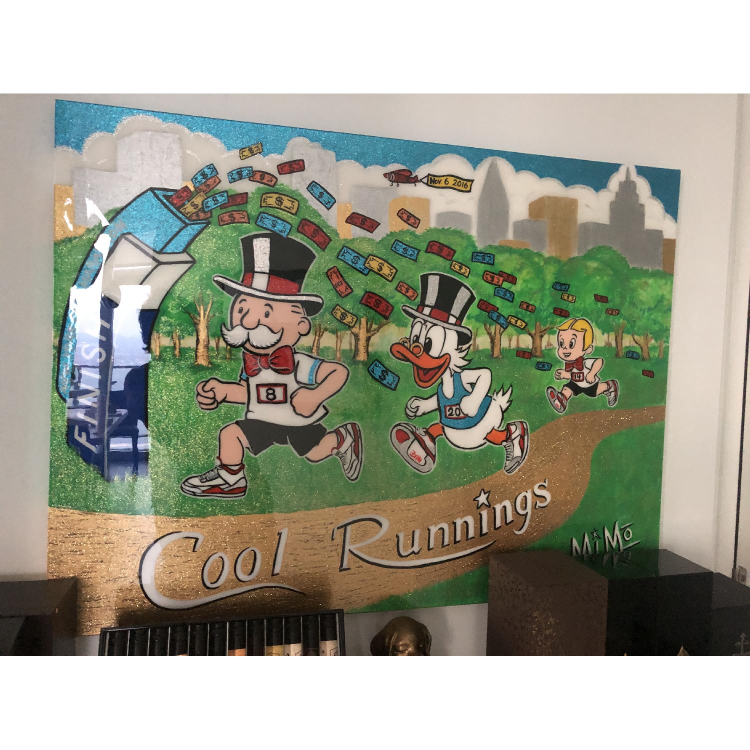 Original Painting by MIMO - Mr Monopoly - AptDeco