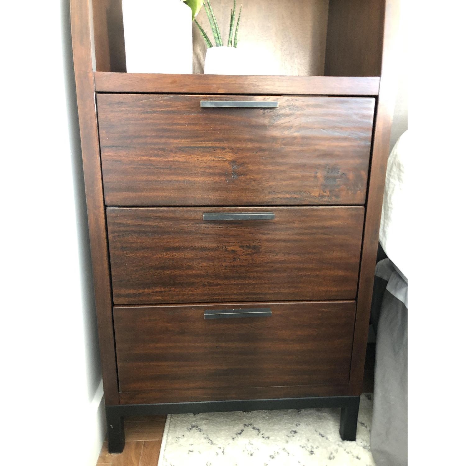Arhaus Palmer Collection Angled Bookcase - AptDeco