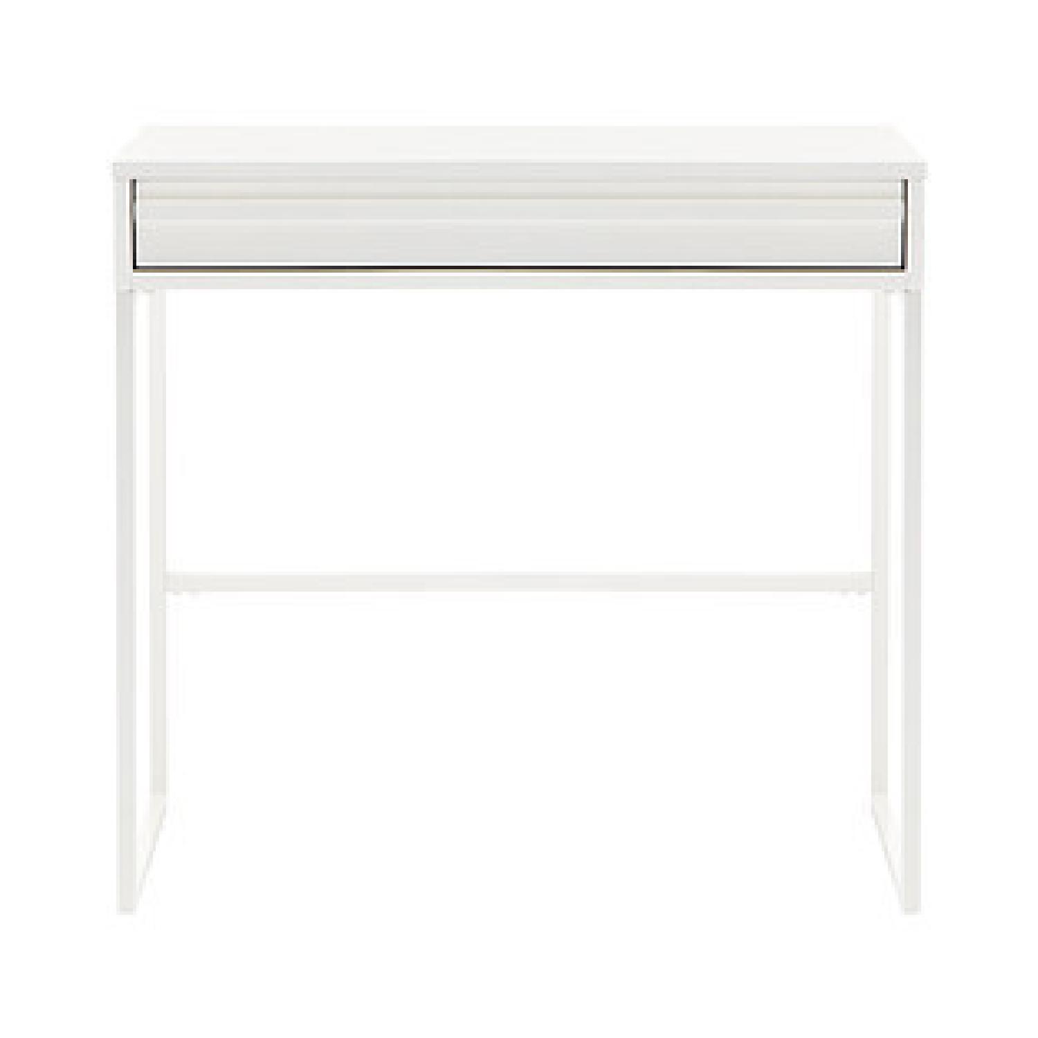 Container Store White Desk - AptDeco