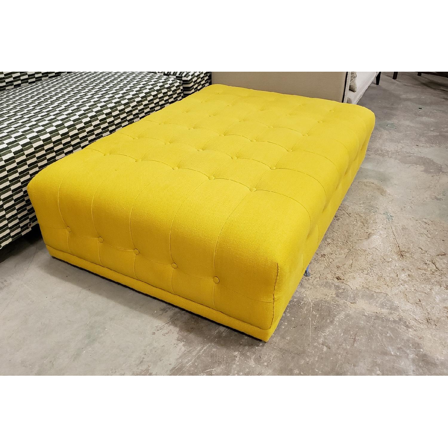 Custom Oversized Ottoman - AptDeco
