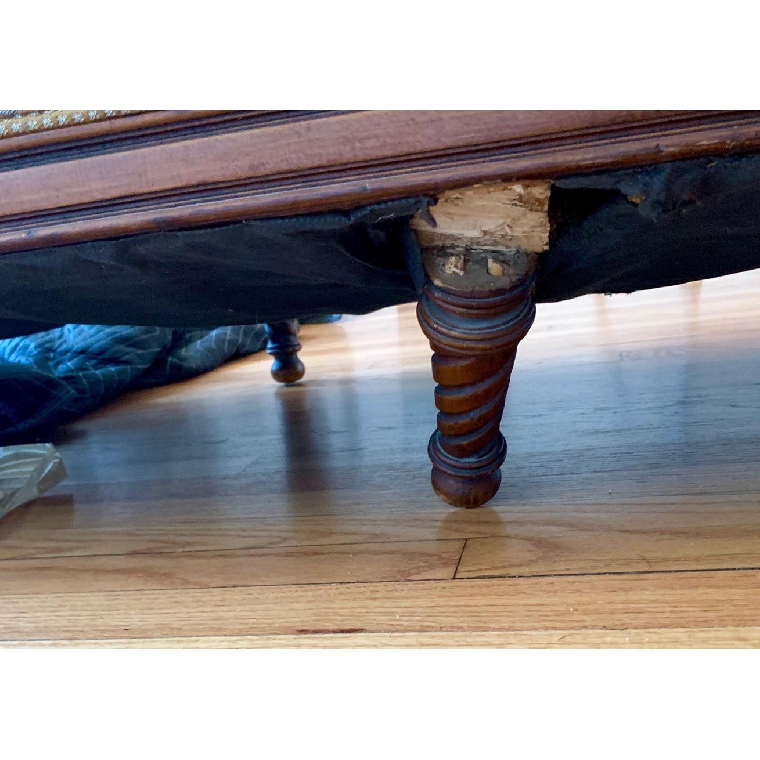 Antique Wood Frame Sofa - AptDeco