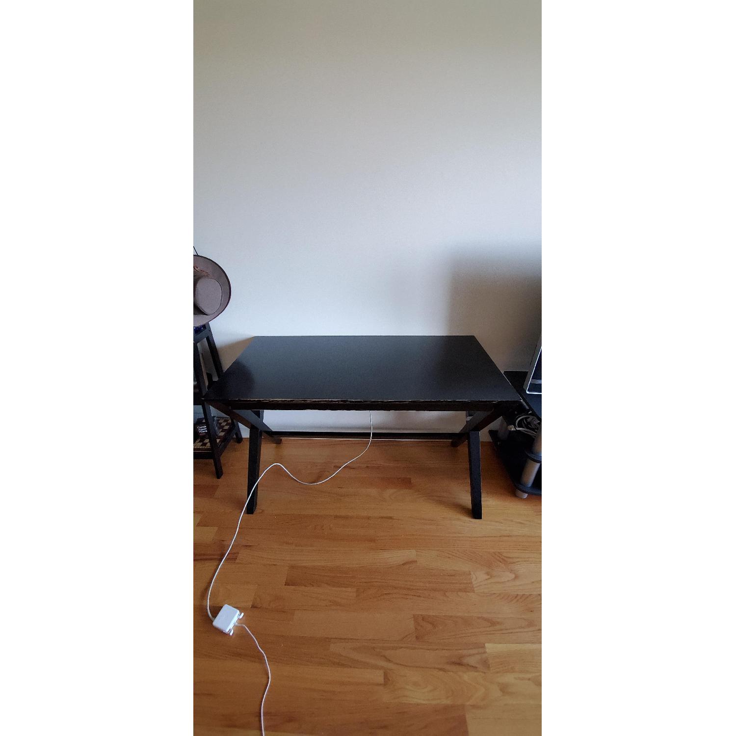 Crate & Barrel Spotlight Ebony Desk - AptDeco