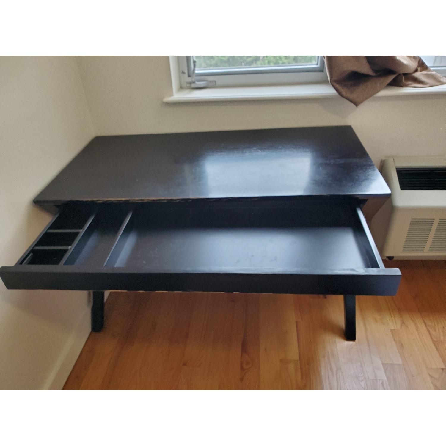 Crate & Barrel Spotlight Ebony Desk - AptDeco