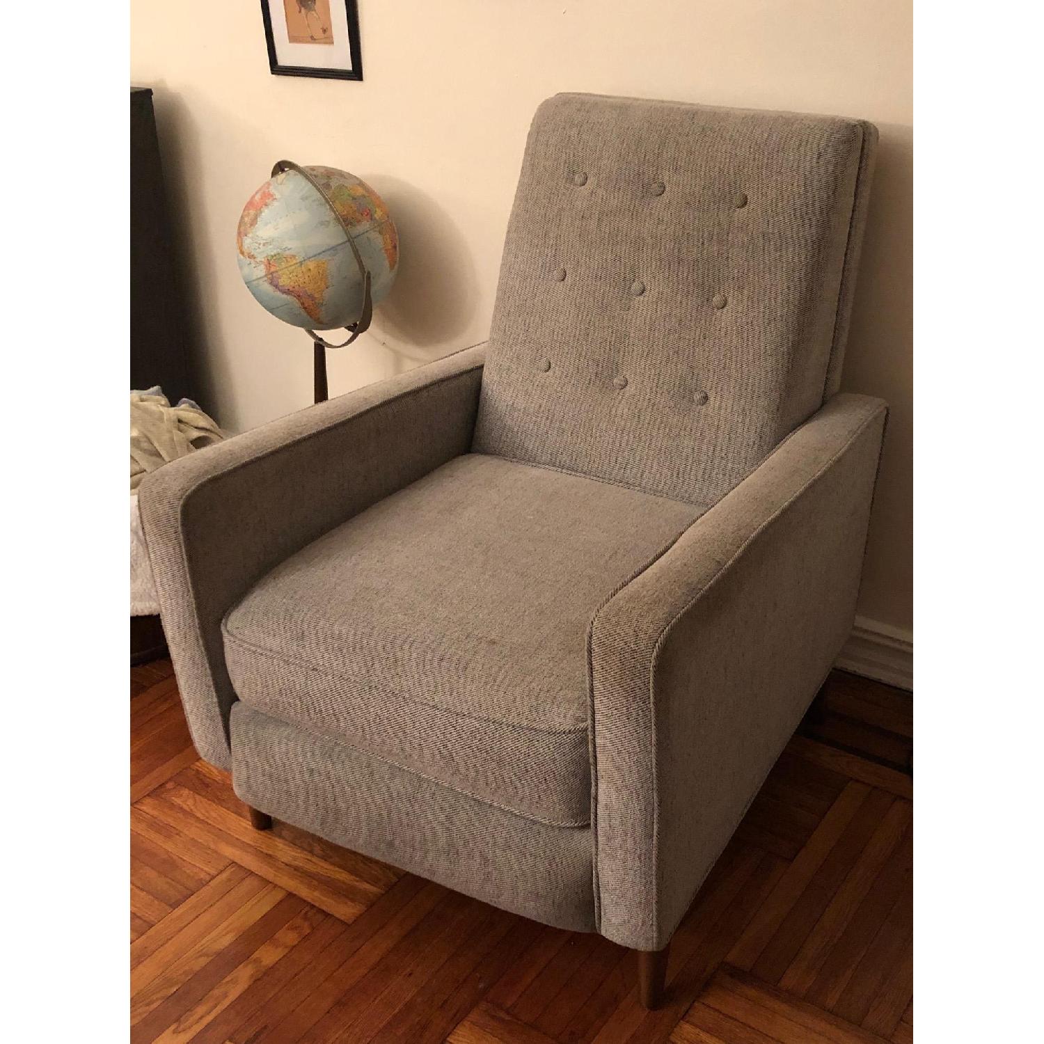 Rhys Mid-Century Recliner - AptDeco