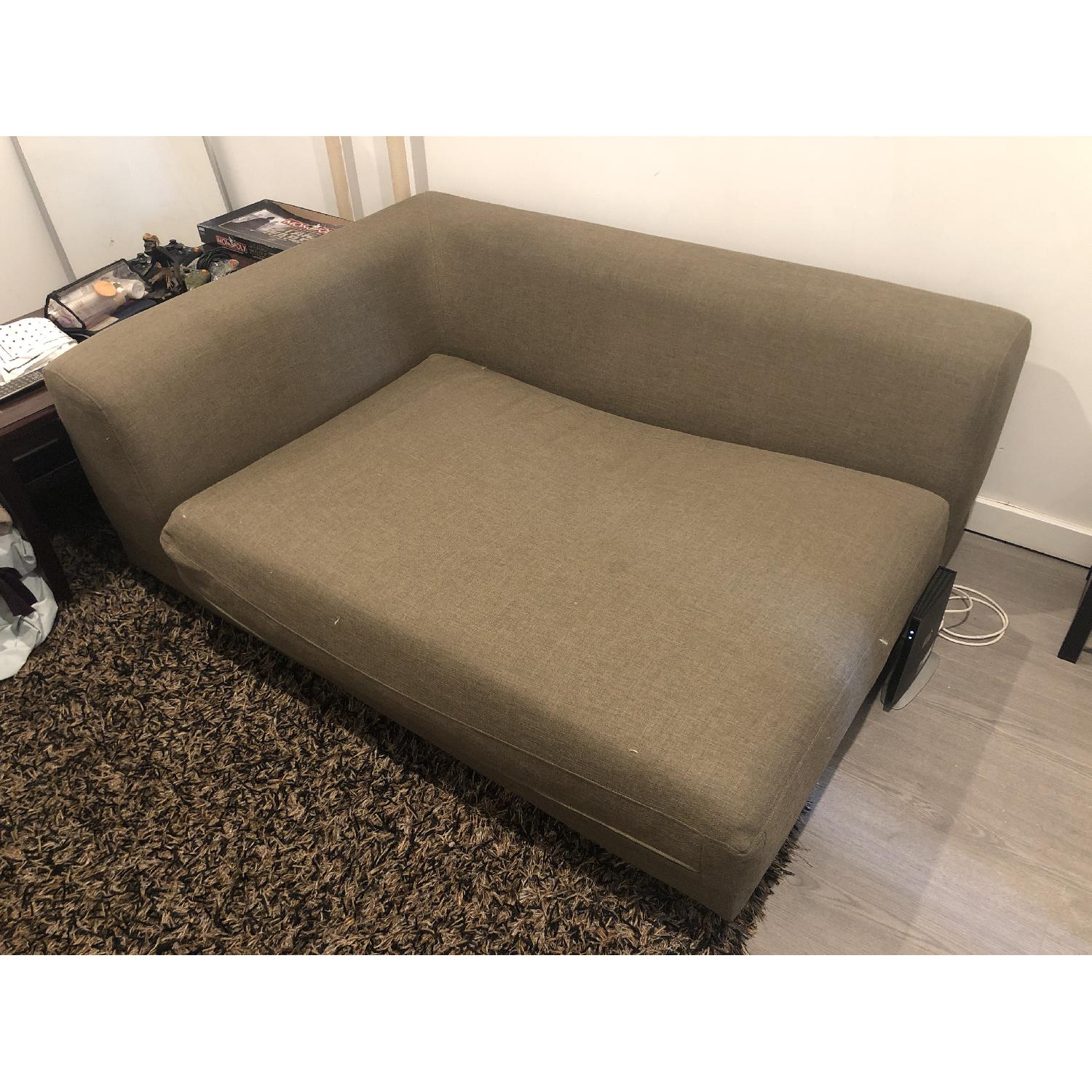 CB2 Uno Left Arm Sofa - AptDeco