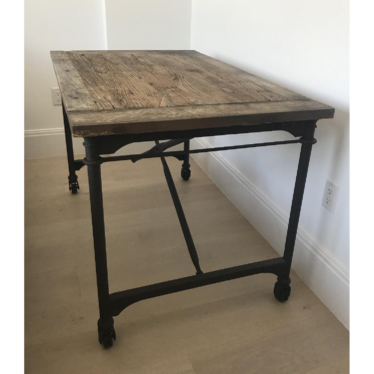 Restoration Hardware Flatiron Dining Table/Desk - AptDeco