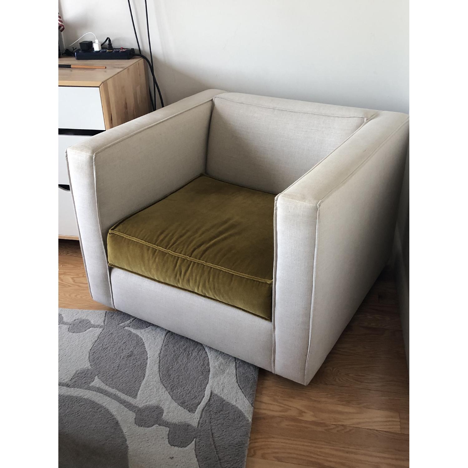 CB2 Club Chair - AptDeco