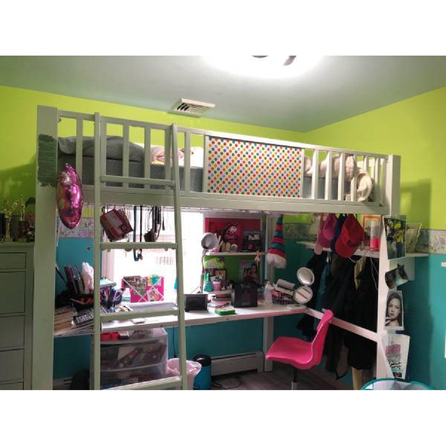 Powell Furniture Full Size Loft Bed - AptDeco