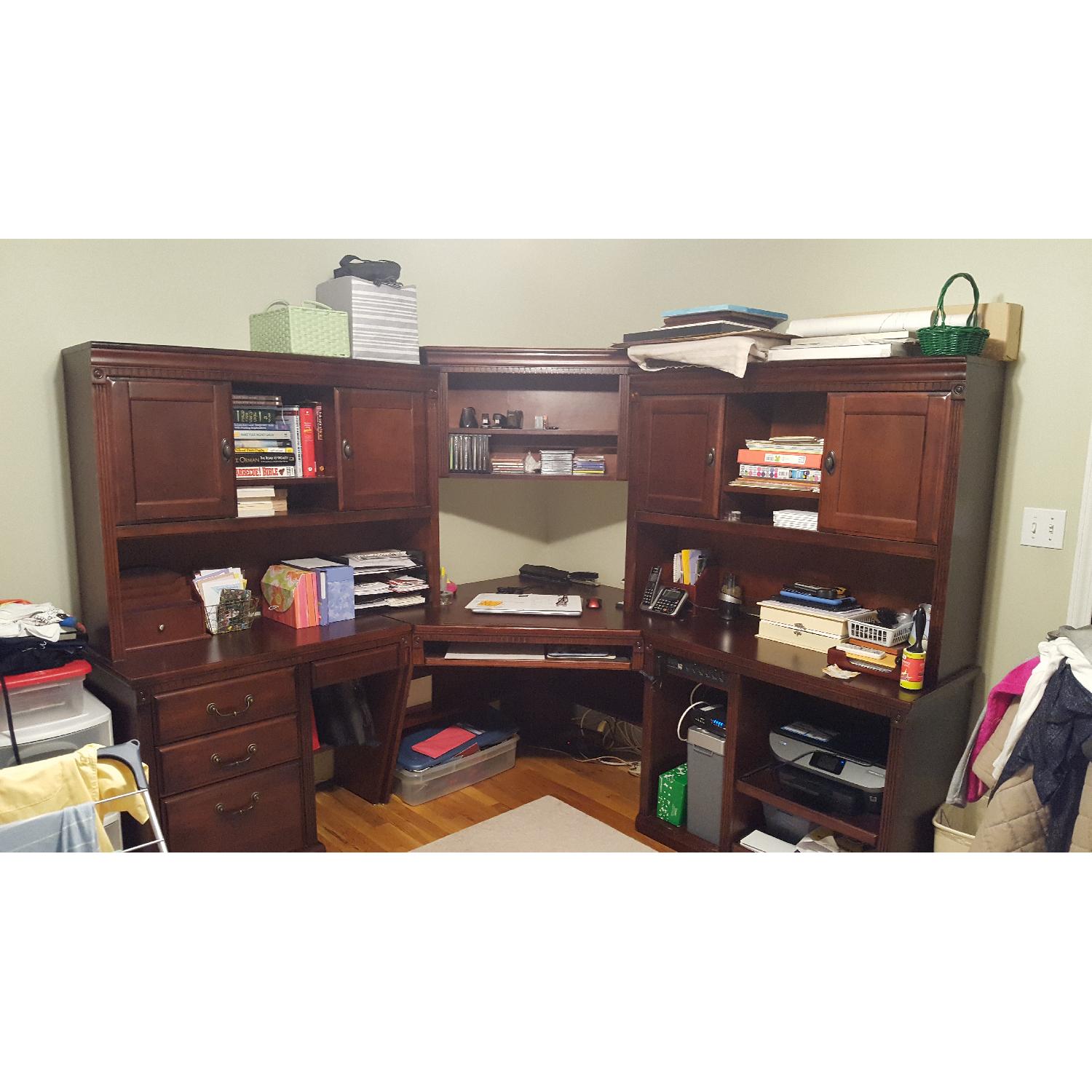 Corner Desk & Storage System - AptDeco