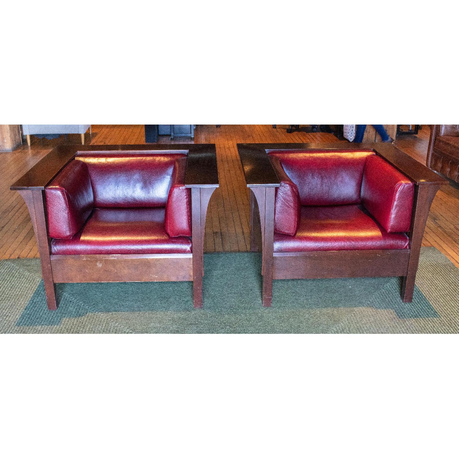 Stickley Prairie Spindle Chairs - AptDeco