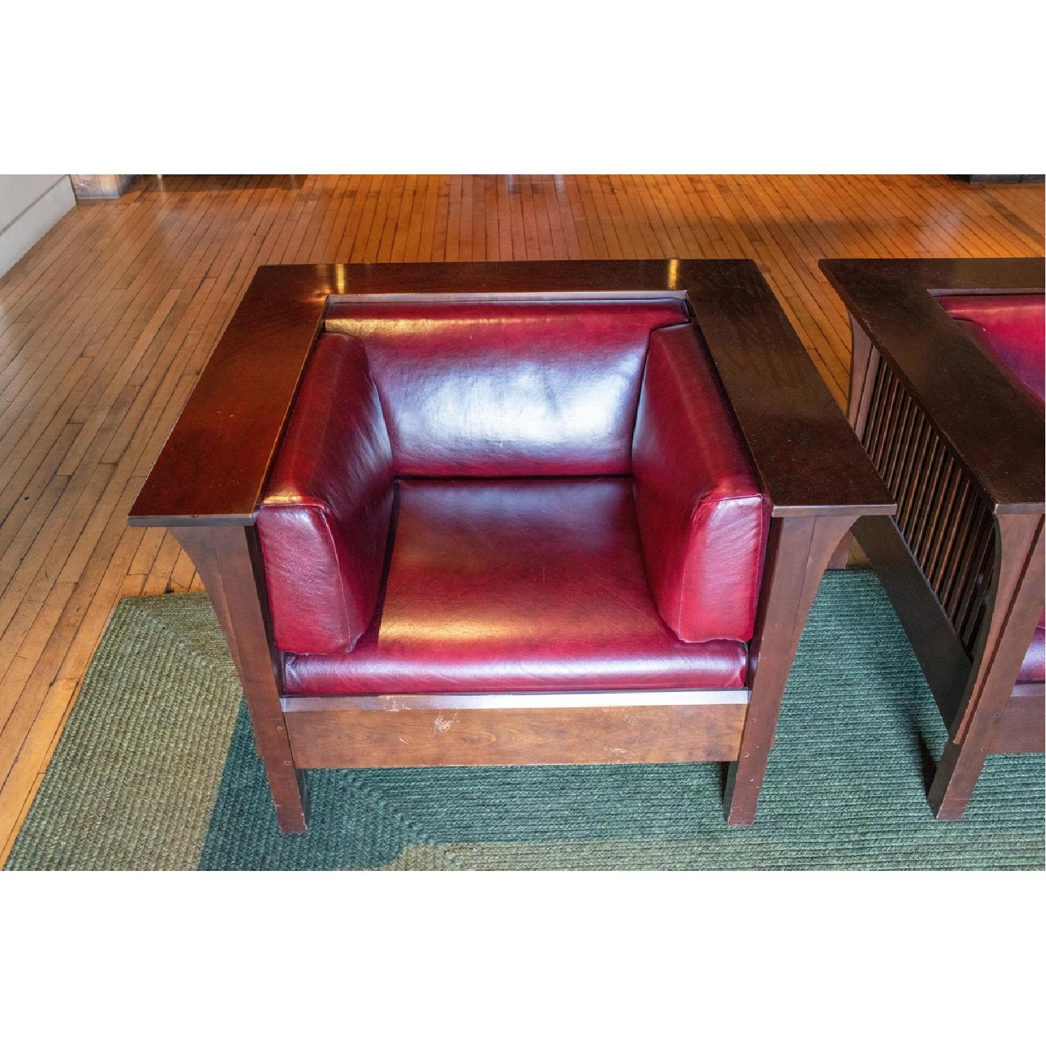 Stickley Prairie Spindle Chairs - AptDeco